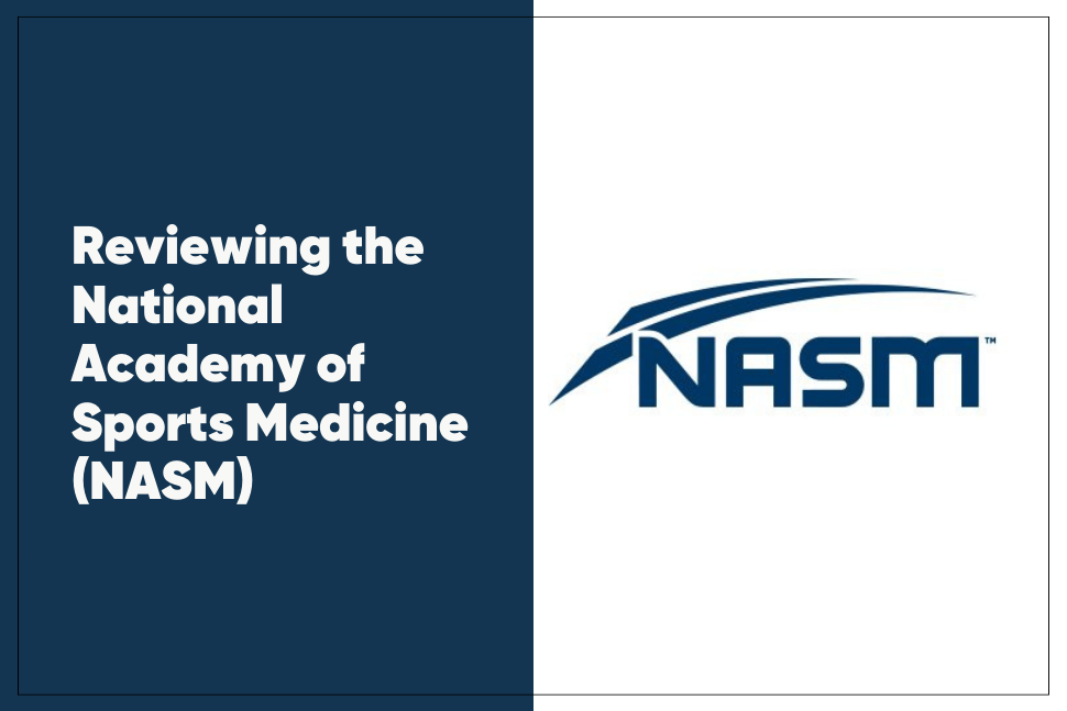 Review National Academy Of Sports Medicine NASM Certifications For 